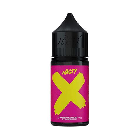 Nasty X Salts Passion Fruit And Strawberry 25mg 30ml House Of Clouds