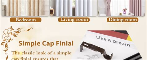 Amazon Matte Black Curtain Rods For Windows 48 To 84 Inch USFOOK