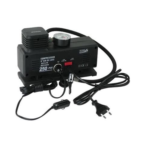 Автомобилен компресор С манометър Захранване 12v 220v 120w Emag Bg