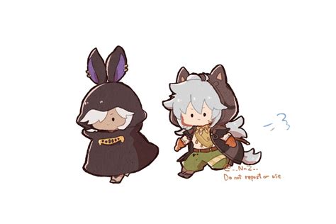 Razor And Cyno Genshin Impact Drawn By Nnz Danbooru
