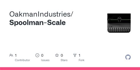 Github Oakmanindustriesspoolman Scale