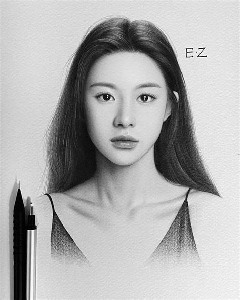 이지힐링아트 인물화 드로잉 수채화 On Instagram 고윤정배우 완성했습니다🤗 2월이 벌써 절반이상지나갔다는 놀라운사실 🫢 시간아 천천히가라