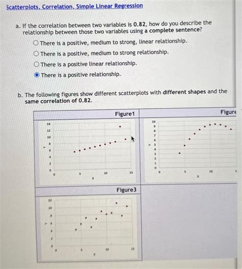 Solved A If The Correlation Between Two Variables Is Chegg