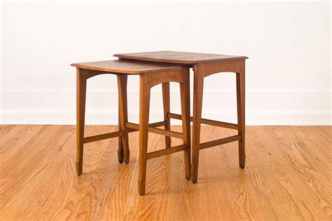 Mcm Walnut Nesting Tables Homestead Seattle