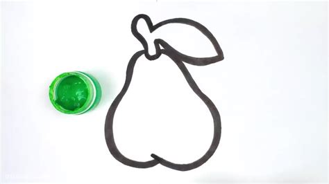 آموزش نقاشی به کودکان این قسمت نقاشی گلابی