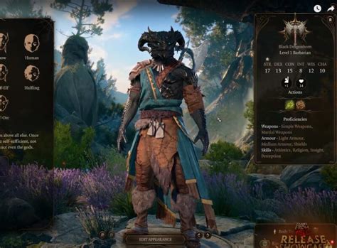 Baldurs Gate 3 Dragonborn Race Overview Deltias Gaming