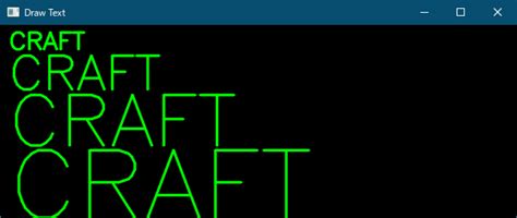 Python OpenCVを使って文字描画 CRAFT GoGo