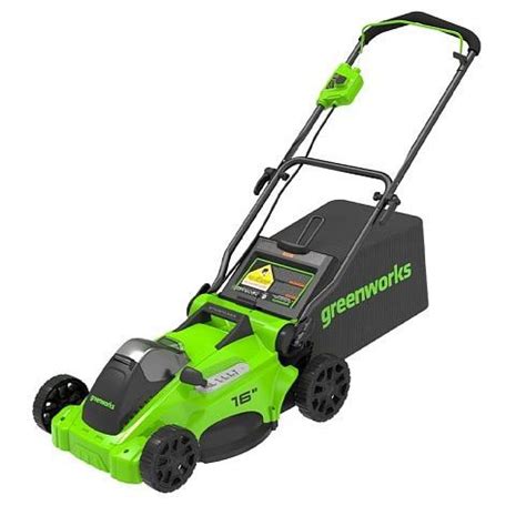 Бесщеточная аккумуляторная газонокосилка Greenworks, 40 В, 2517907 ...