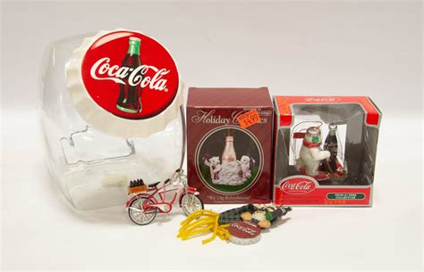 Flat Of Assorted Coca Cola Collectibles