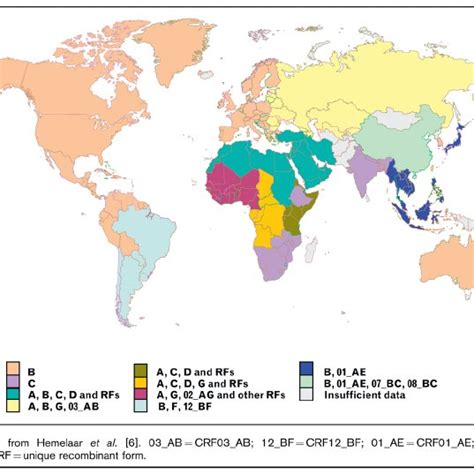 Regional Hiv 1 Subtype And Circulating Recombinant Form Crf