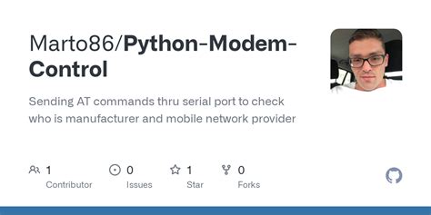 Github Marto Python Modem Control Sending At Commands Thru Serial