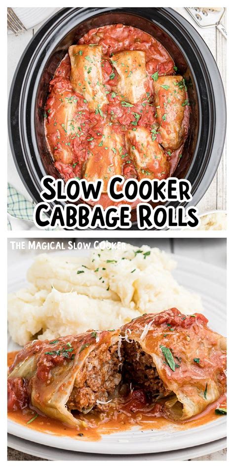 Slow Cooker Cabbage Rolls Artofit