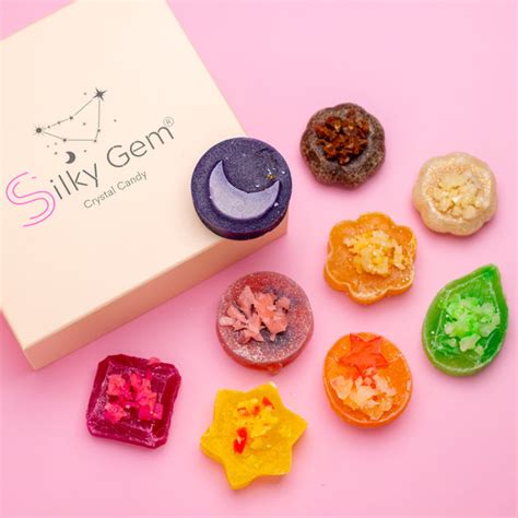 Edible Crystal Candy Collection Silky Gem Silky Gem Crystal Candy