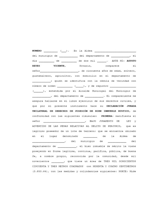 Declaracion Jurada Unildderdposdm Rustico Pdf
