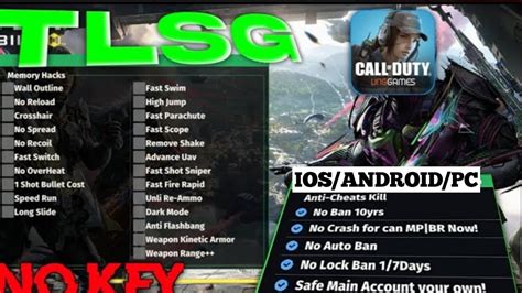Hack Mod Menu Apk Cod Mobile Wallhack Aimbot Android Ios Pc Cheats No Recoil Codm App