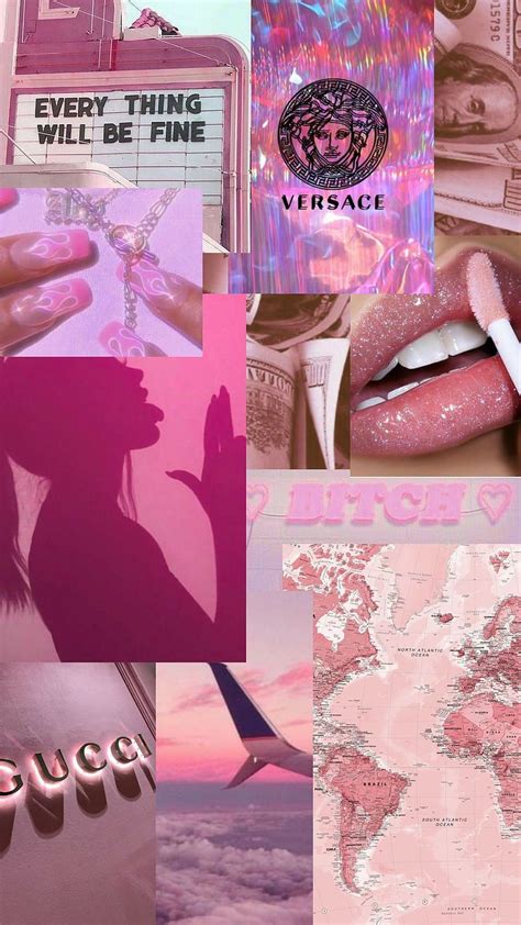Pink Collage Aesthetic Wallpapers · 160 Images 🎀🌸💗