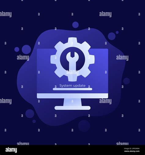 System Update Software Upgrade Icon Stock Vector Image And Art Alamy