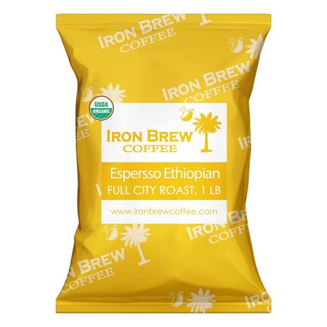 Iron Brew Espresso Ethiopia Bag Beverage Pack Coffee 818kt0oee1wb