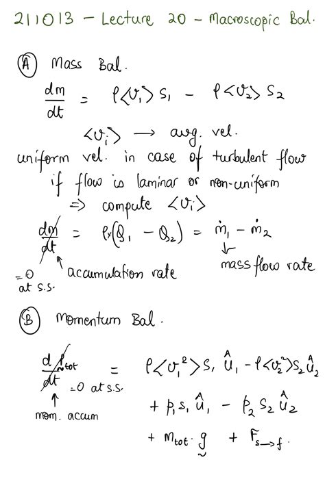 211013 Lecture 20 Oct 13 Macroscopic Bal Energy Bal