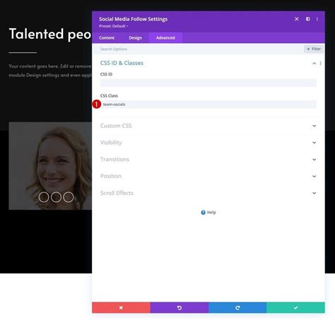 How To Add Hover Social Icons To Team Member Images With Divi