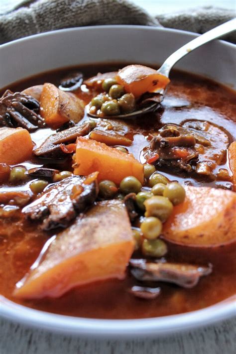 Mushroom Vegetable Tomato Soup Plant Based And Broke