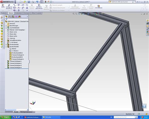 Rrofil Verschieben In Den Strukturbauteilen DS SolidWorks SolidWorks
