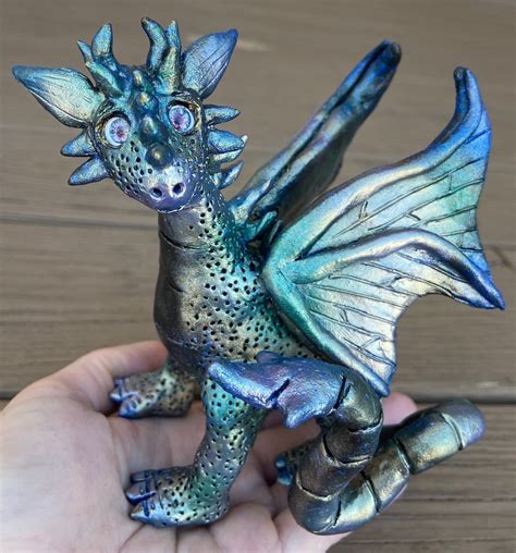 Clay Dragon Sculptures