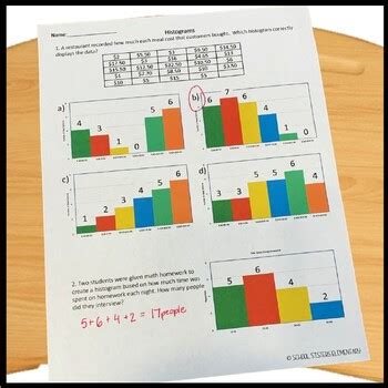 Histogram Quiz Answer Key By Babe Babes Elementary TPT