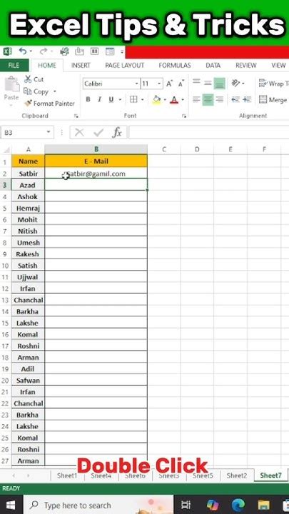 excel tips and tricks💥 shorts ytshorts excel tipsandtricks viral