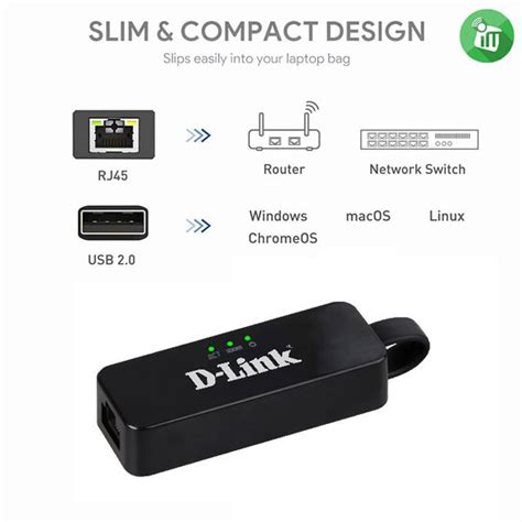 D Link USB 2 0 Fast Ethernet Adapter DUB E100 IMedia Stores