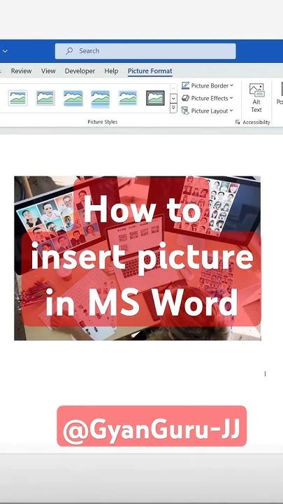 how to insert picture in ms word shorts shortsfeed msword