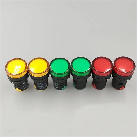 Dc 36v Ac 380v 22mm Power Led Signal Indicator Light Lamp Ad16 22ds