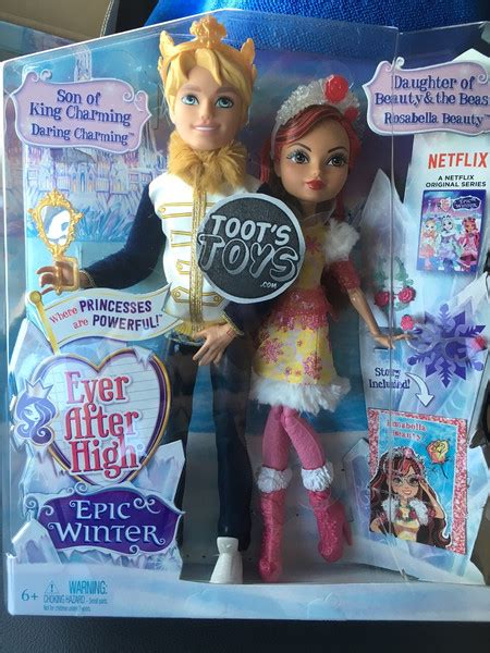 Ever After High Epic Winter Daring Charming And Rosabella Beauty Two Pack Ever After High