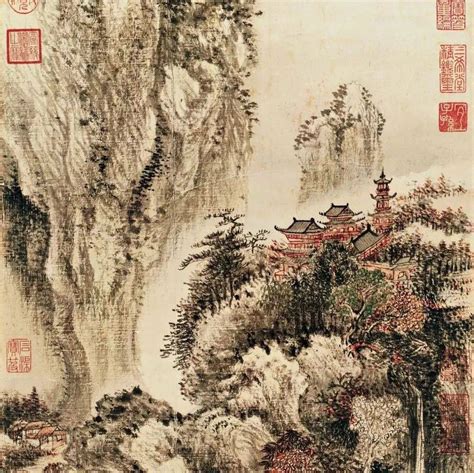 王翚仿宋元山水册 王时敏 作品 投资收藏