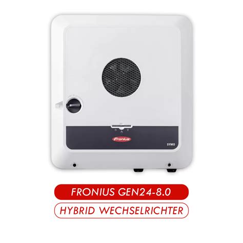 Fronius Hybrid Wechselrichter 8kw Notstrom Symo Gen24 80 Plus 237286