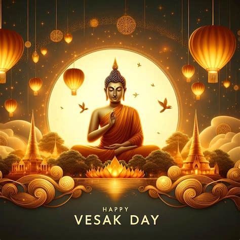 Feliz Festival Del Día De Vesak Antecedentes El Día De Vesak Es El Día
