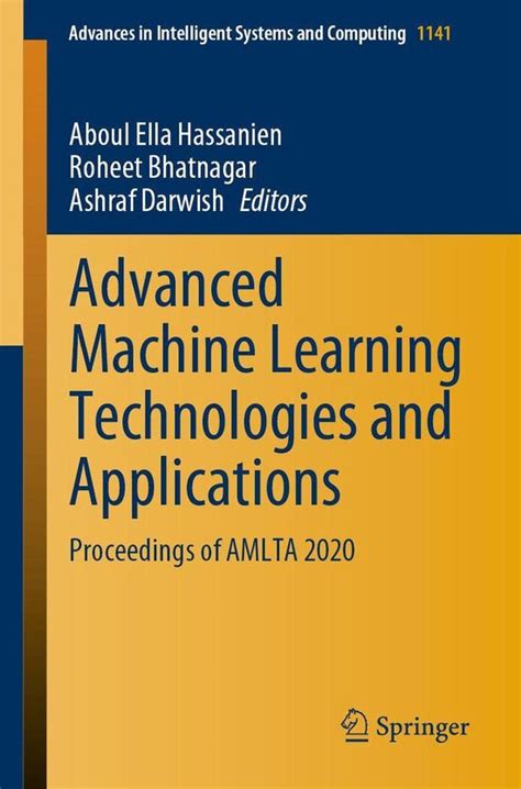 Advances In Intelligent Systems And Computing 1141 Advanced Machine