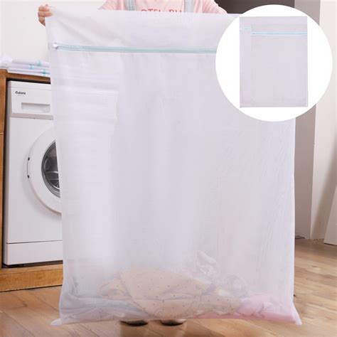 2Pcs Extra Large Mesh Laundry Bags Fine Net Washing Machine Bag With