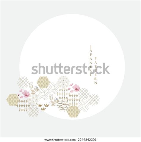 Abstract Art Template Geometric Pattern Japanese Stock Vector Royalty Free 2249842301