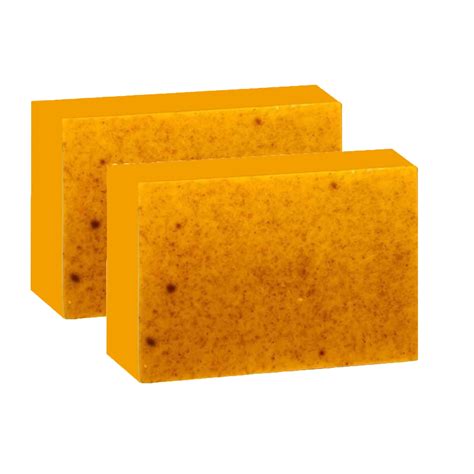 2pcs Honey Glow Lemon Turmeric Kojic Acid Soap Bar Bright Clear Skin