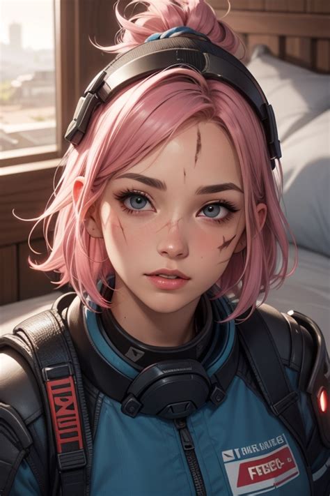 apex legends pink hair bed h image created by user