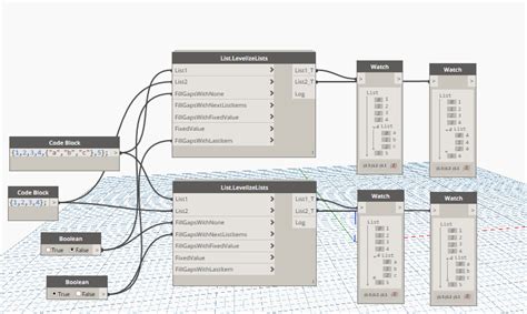 Digitteck Dynamo BIM Python List Level Reduce