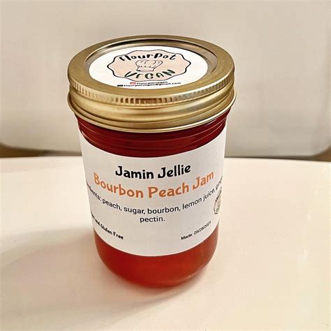 Bourbon Peach Jam Flourpot Vegan