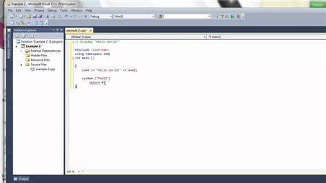 Easy Way To Learn C First Program Youtube
