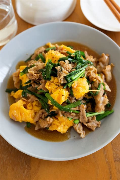 『豚ニラ玉のとろみ中華炒め』卵ふんわり♬ご飯が進む中華味！ レシピサイトnadia