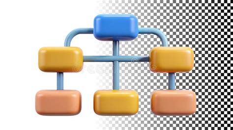 Organizational Chart Diagram Business Structure And Hierarchy Icon Png