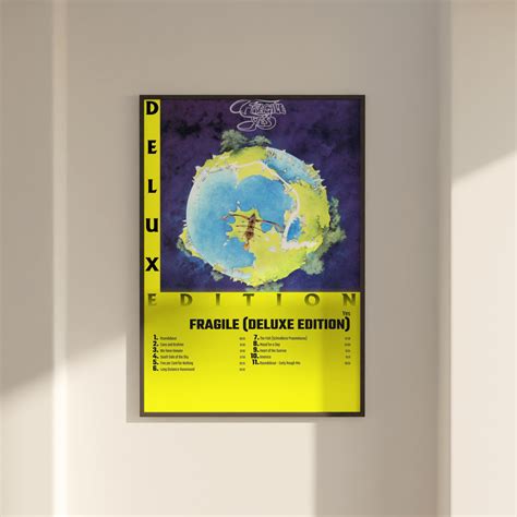 Yes Fragile Deluxe Edition Album Cover Poster Wall Art Yes Fragile