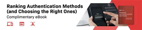Ranking Authentication Methods Ebook