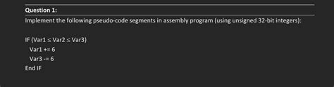 Solved Assembly Language Using Asm File And Jmp Orand Cmp