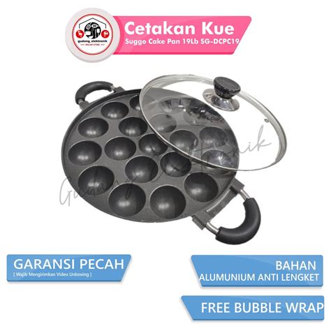 Jual Suggo Suprem Cake Pan Cetakan Kue Takoyaki Cubit Pukis 15 19